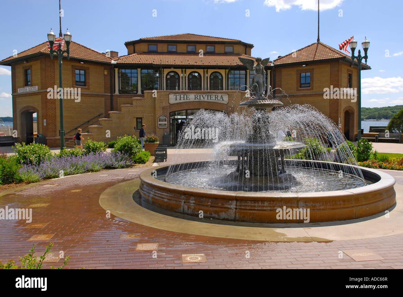 The Riviera Lake Geneva docks at the popular tourist destination for ...
