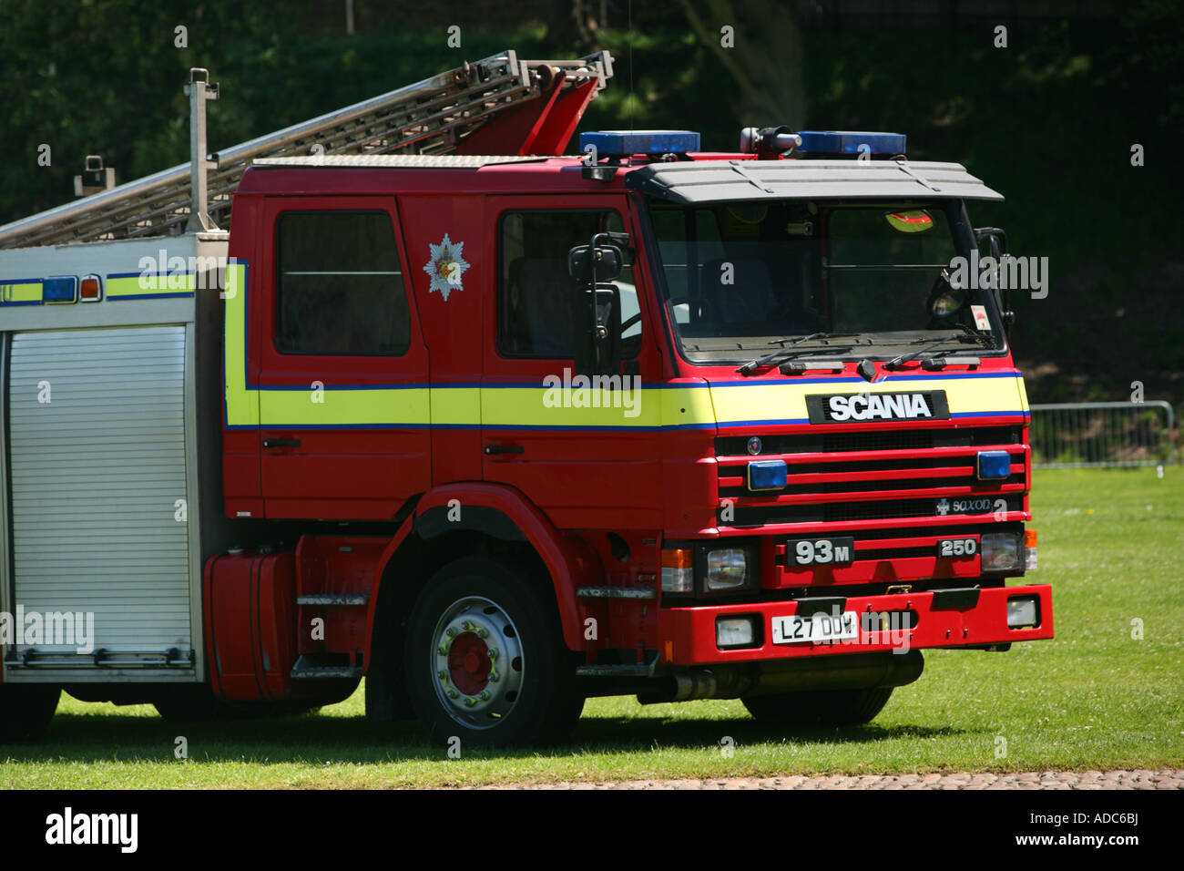 Cardiff fire engin south wales UK south wales fire service Stock Photo ...