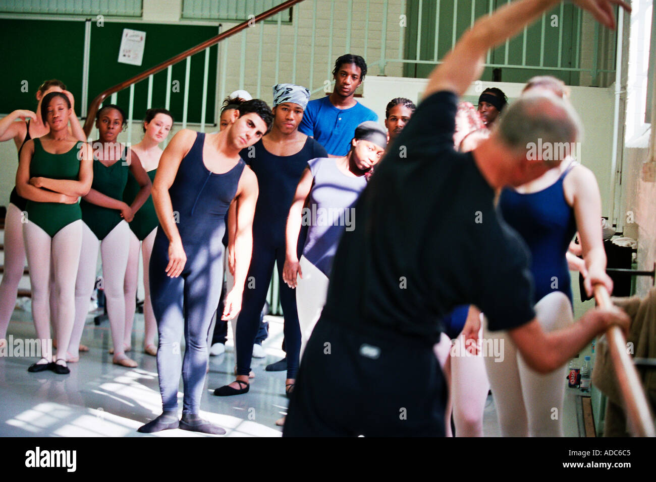dance group practice a routine Stock Photo - Alamy