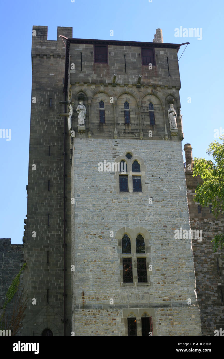 Cardiff castle built by the victorian william de morgan contains hi-res stock photography and ...
