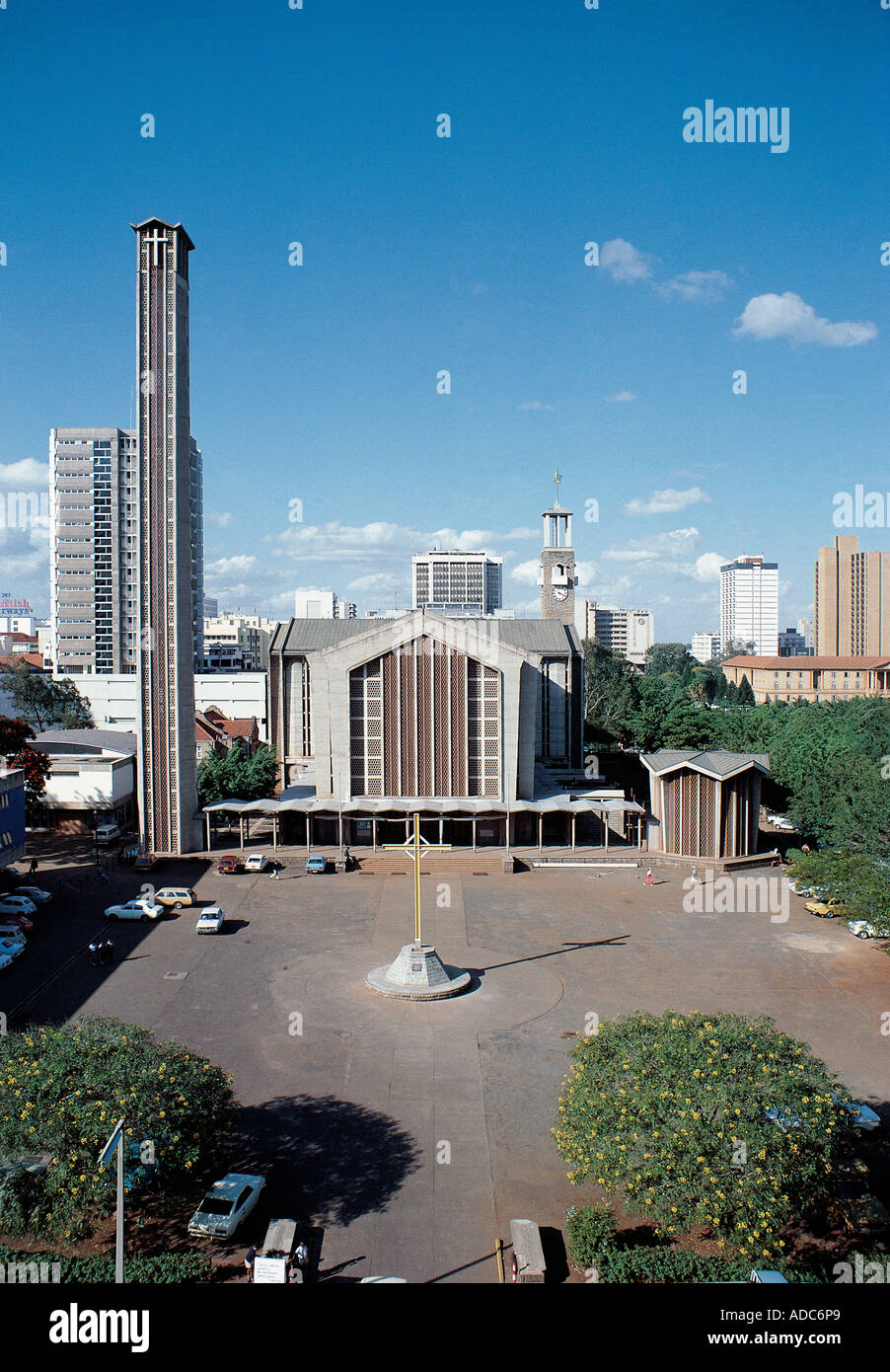 Holy Trinity Catholic Cathedral Nairobi Kenya East Africa Stock Photo ...