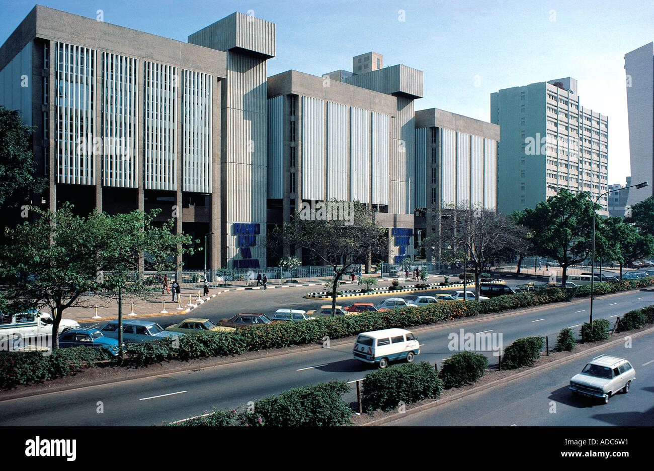 Office buildings on Haile Selassie Avenue Nairobi Kenya East Africa ...