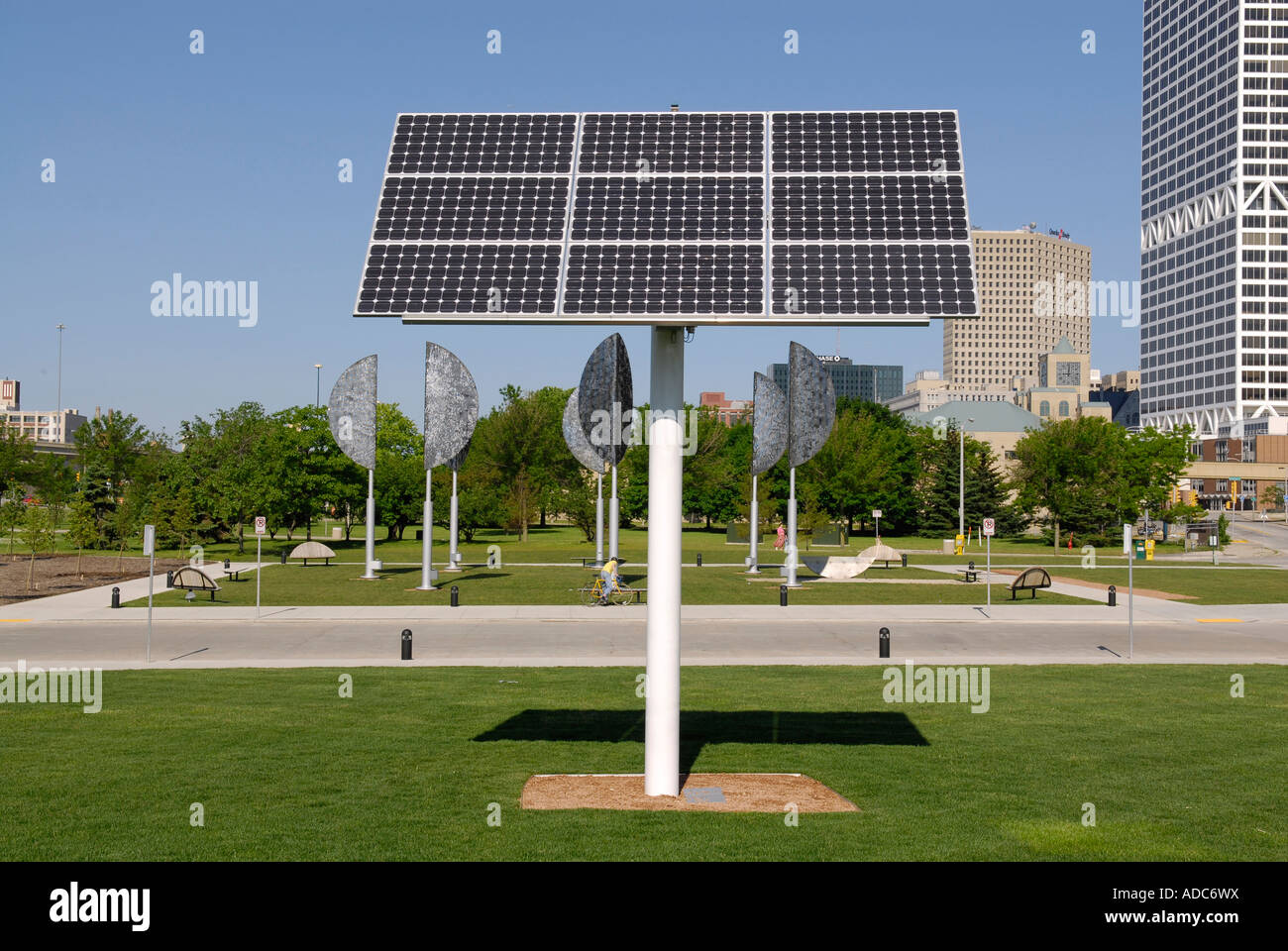 Solar panels discovery science center hi-res stock photography and ...