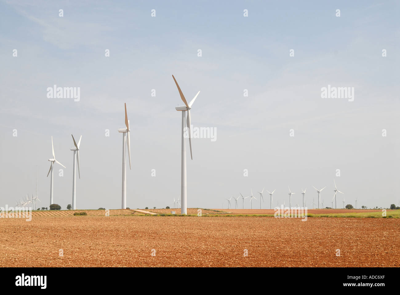 Power station. Wind turbines Stock Photo - Alamy