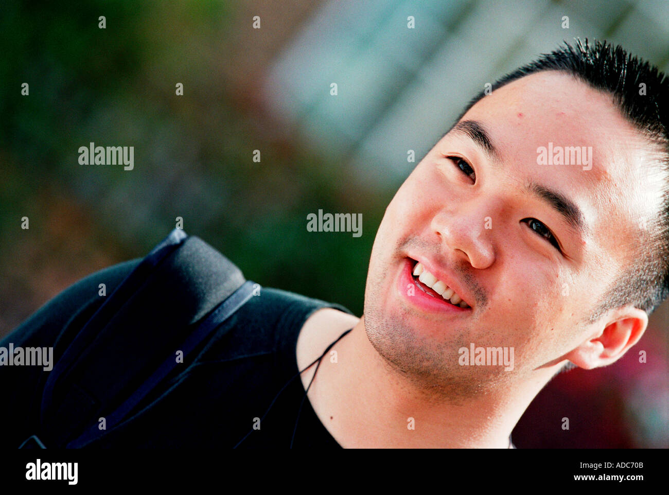 Young british man smiling hi-res stock photography and images - Alamy