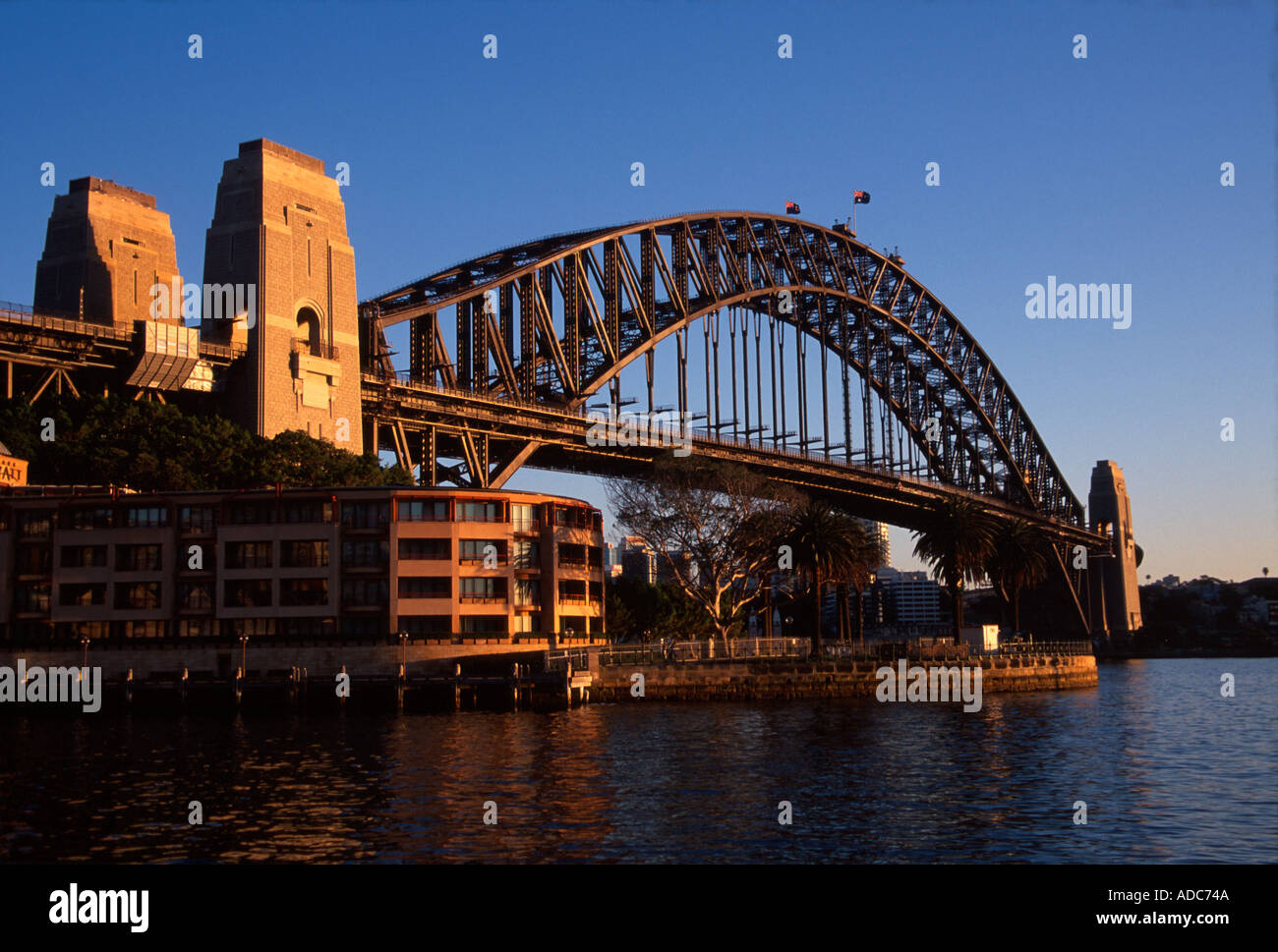 Early Light on Sydney Harbour Bridge Sydney Australia Stock Photo - Alamy