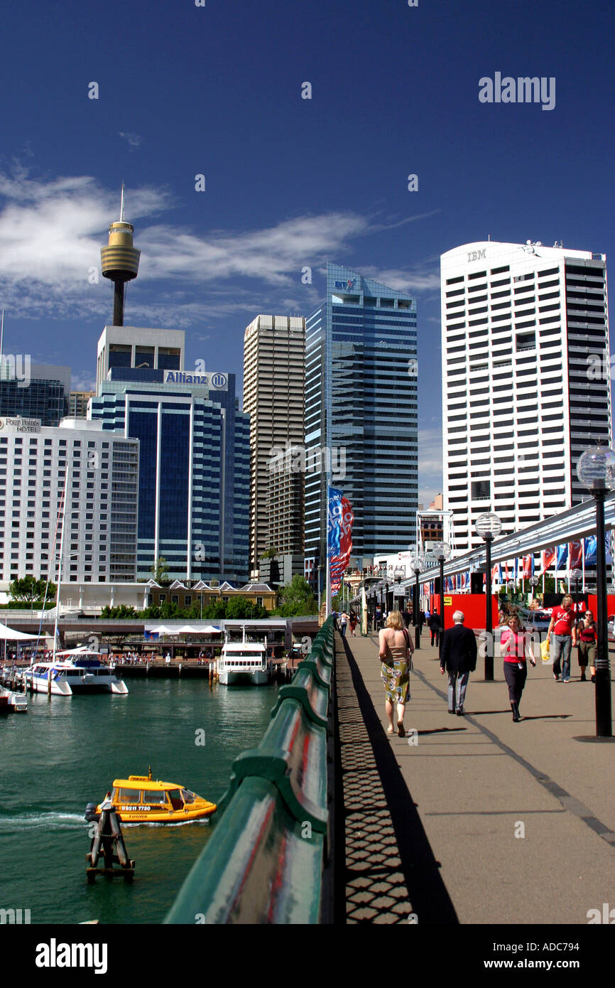 Pyrmont Bridge Darling Harbour Sydney Australia Stock Photo - Alamy
