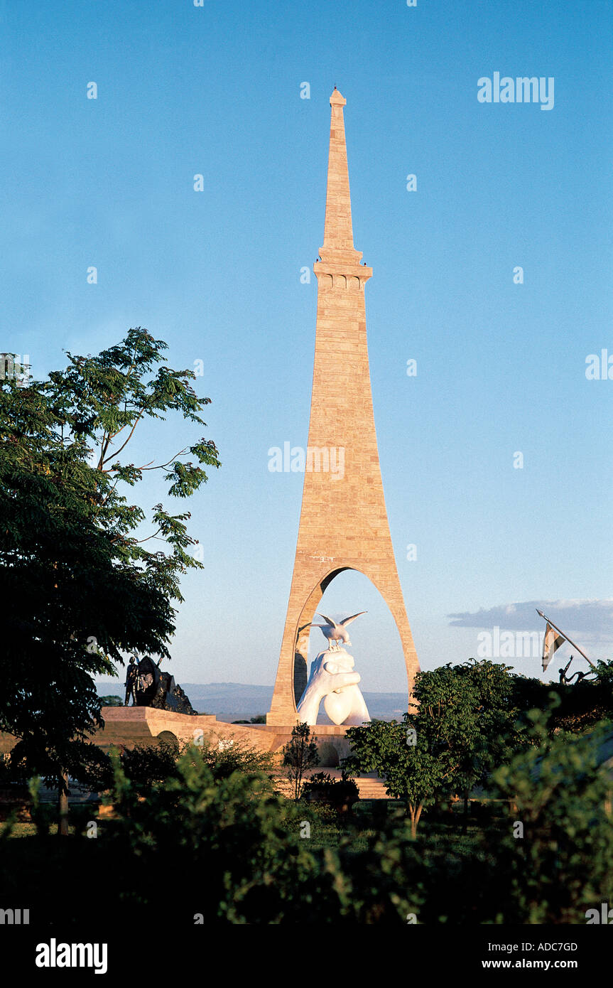 The Uhuru or Nyayo Monument near Wilson Airport Nairobi Kenya East ...
