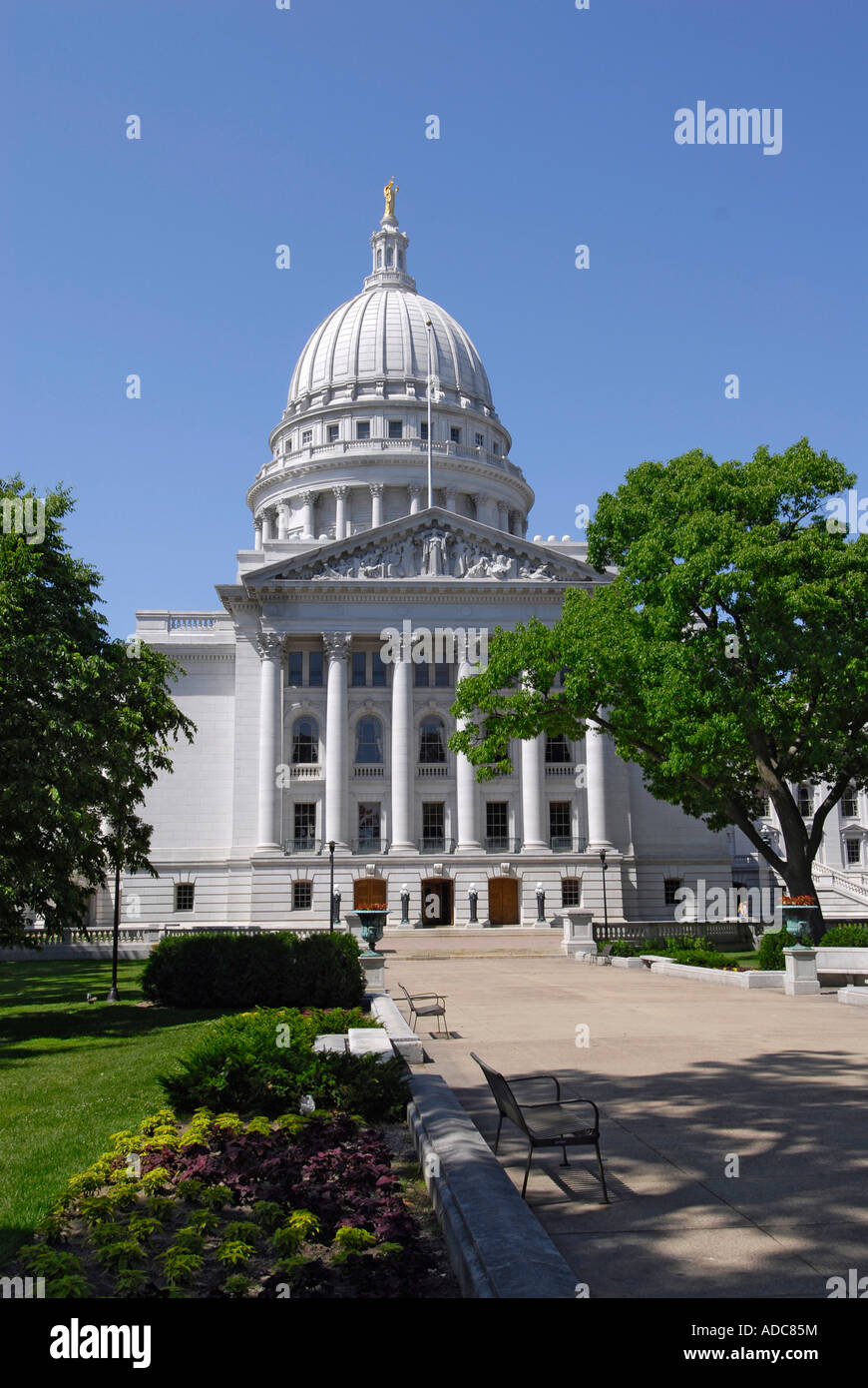 The State Capitol Building at Madison Wisconsin WI Stock Photo - Alamy