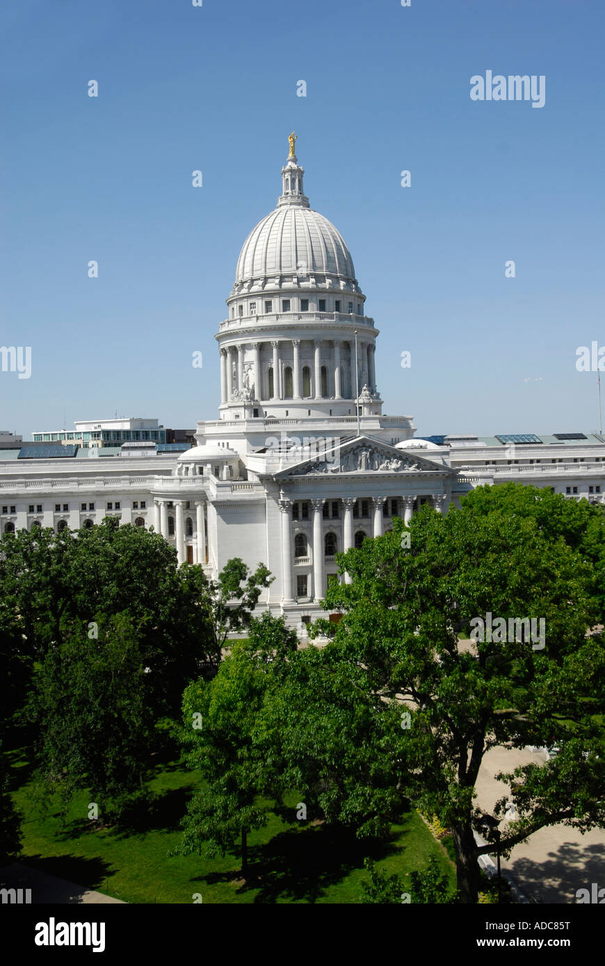 The State Capitol Building at Madison Wisconsin WI Stock Photo - Alamy