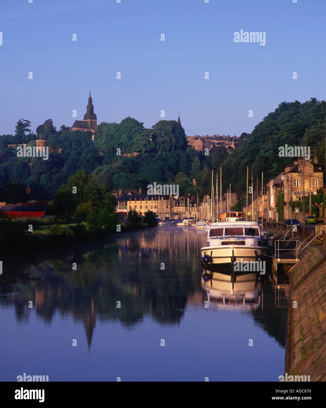 Dinan and River Rance Cotes d armor Brittany France Stock Photo - Alamy