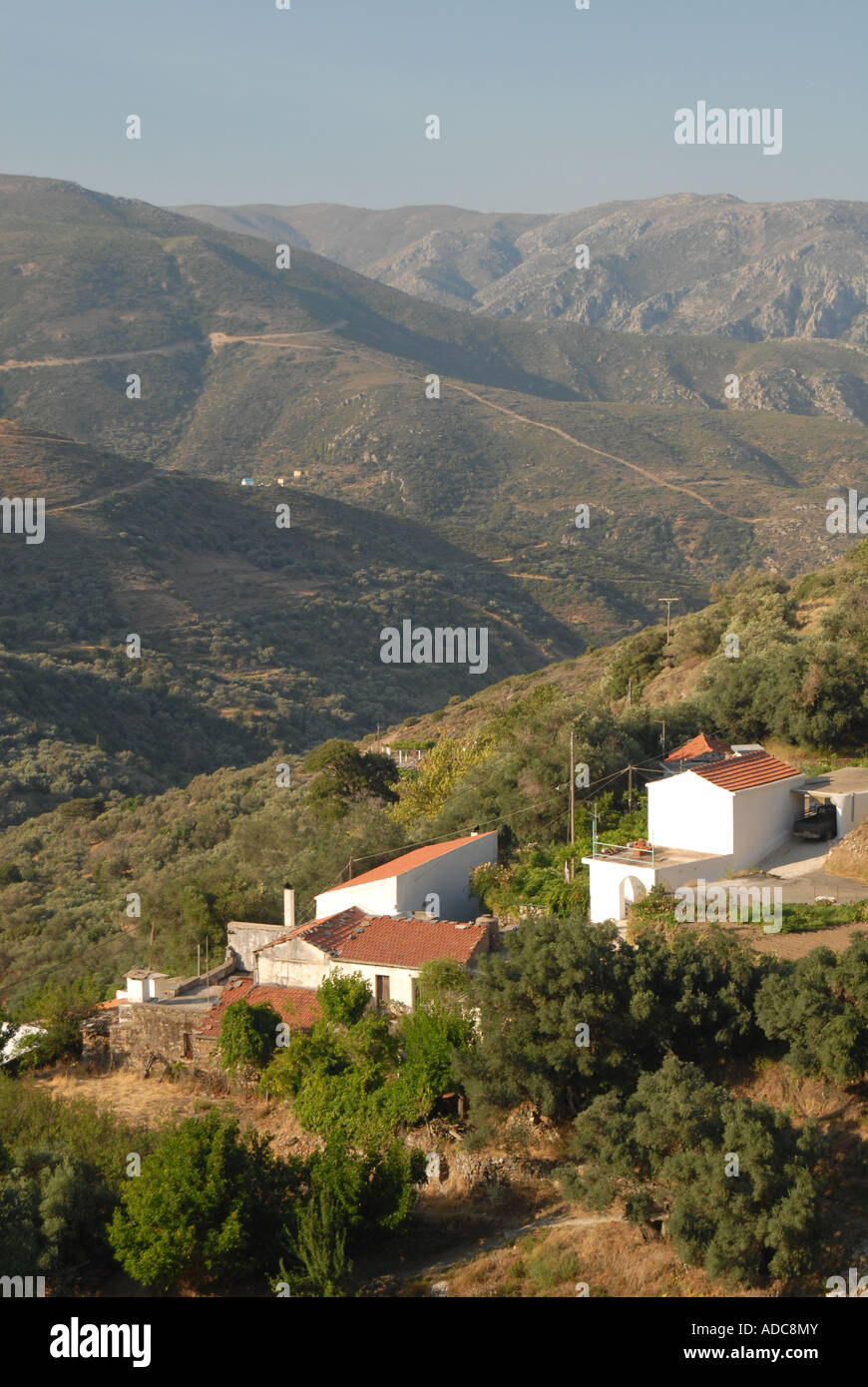 CRETE Countryside in the far west of Hania province Stock Photo - Alamy