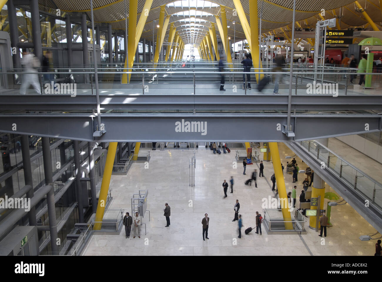 Terminal T4 Building Barajas Airport Madrid Stock Photo - Alamy