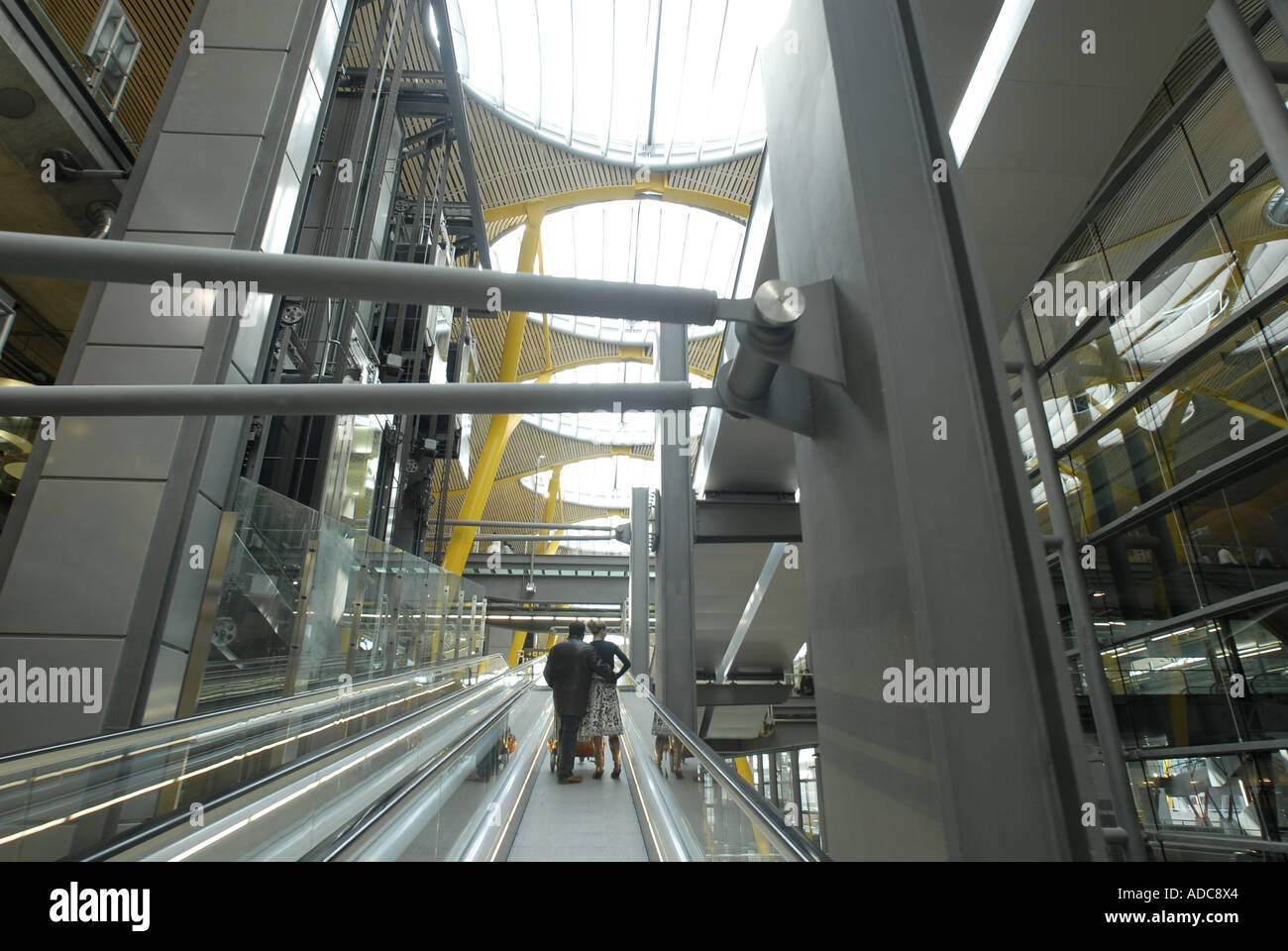 Terminal T4 Building Barajas Airport Madrid Stock Photo - Alamy