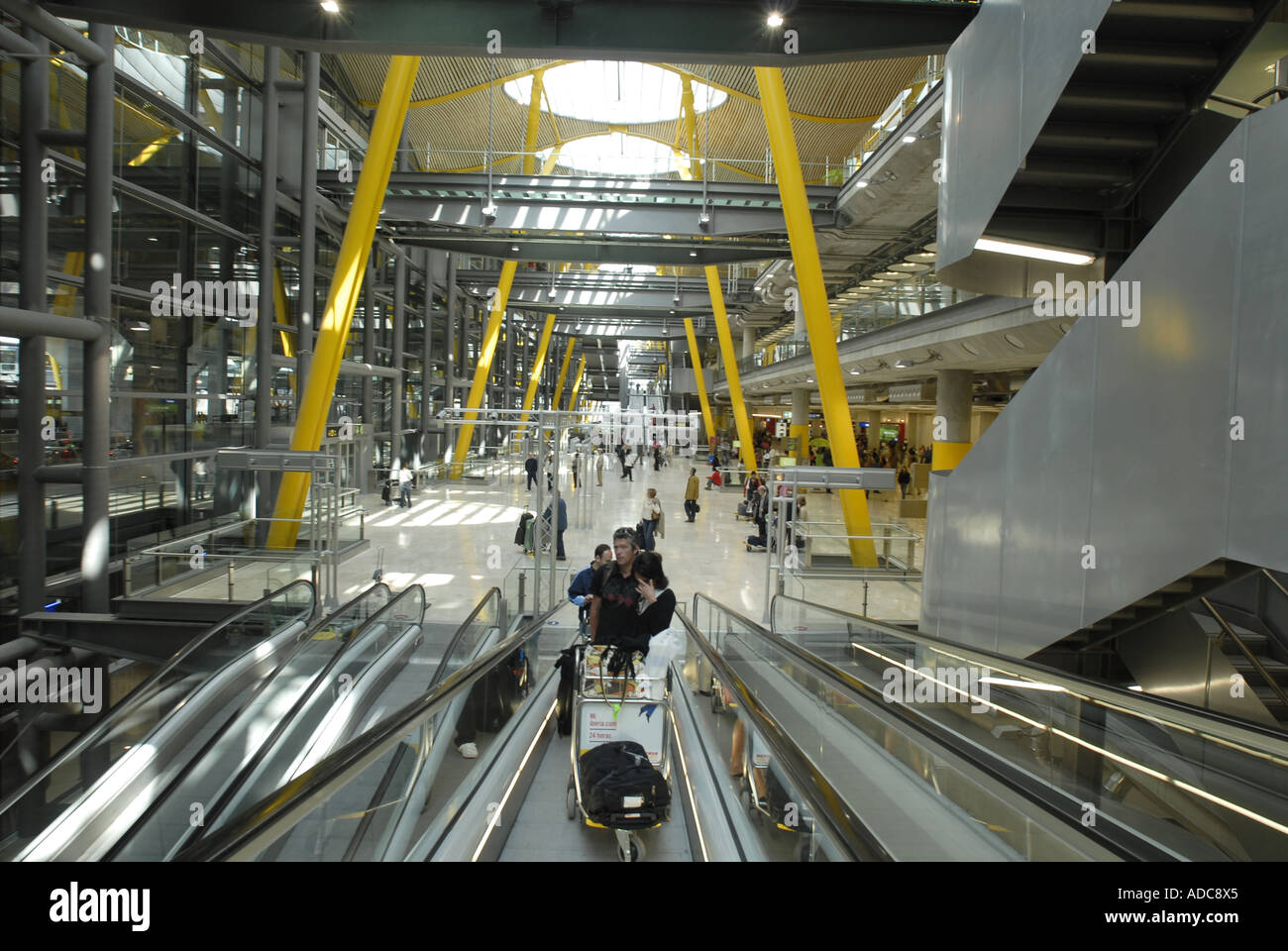 Terminal T4 Building Barajas Airport Madrid Stock Photo - Alamy