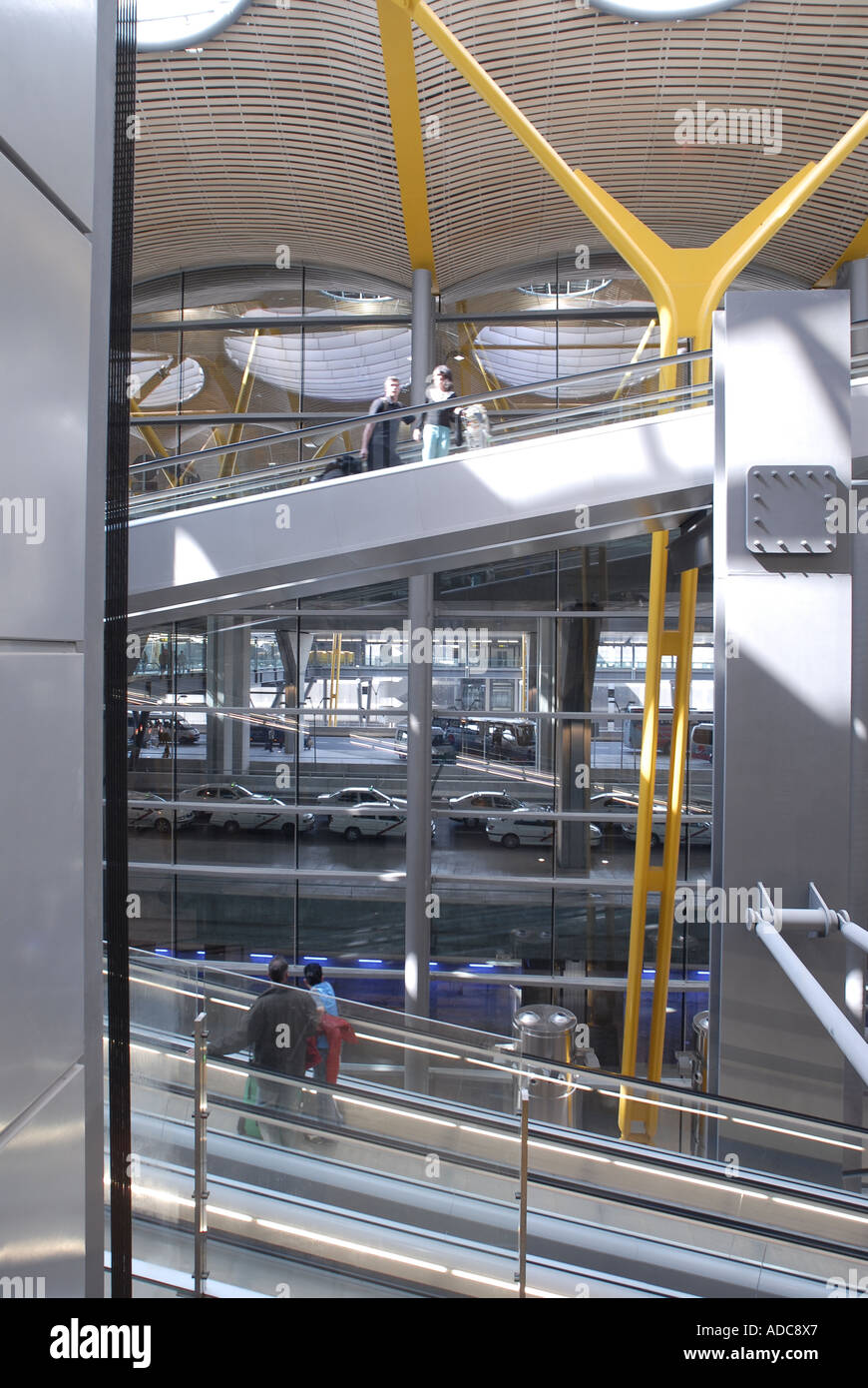 Terminal T4 Building Barajas Airport Madrid Stock Photo - Alamy