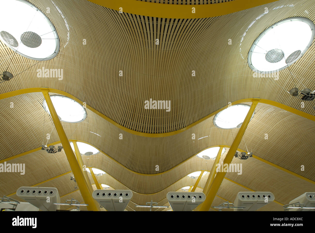 Terminal T4 Building Barajas Airport Madrid Stock Photo - Alamy