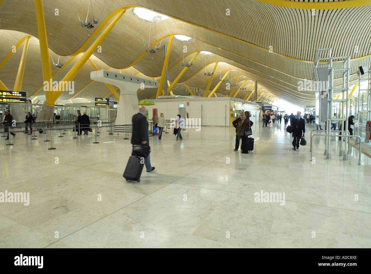 Terminal T4 Building Barajas Airport Madrid Stock Photo - Alamy
