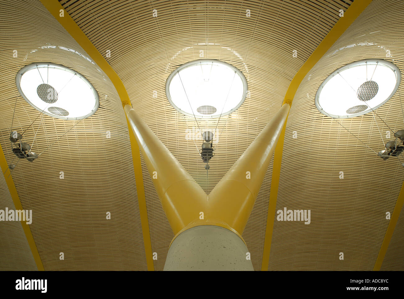 Terminal T4 Building Barajas Airport Madrid Stock Photo - Alamy