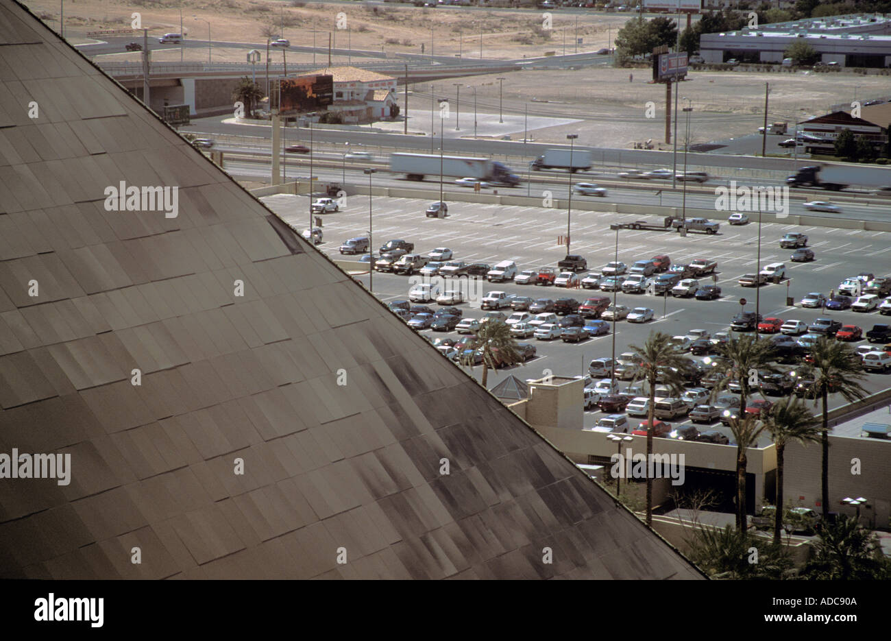 Las Vegas Nevada USA Luxor Hotel Detail of Pyramid Stock Photo - Alamy