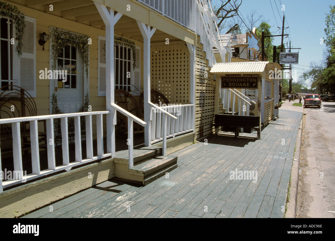 Old Town Spring Texas USA Historic buildings Stock Photo - Alamy