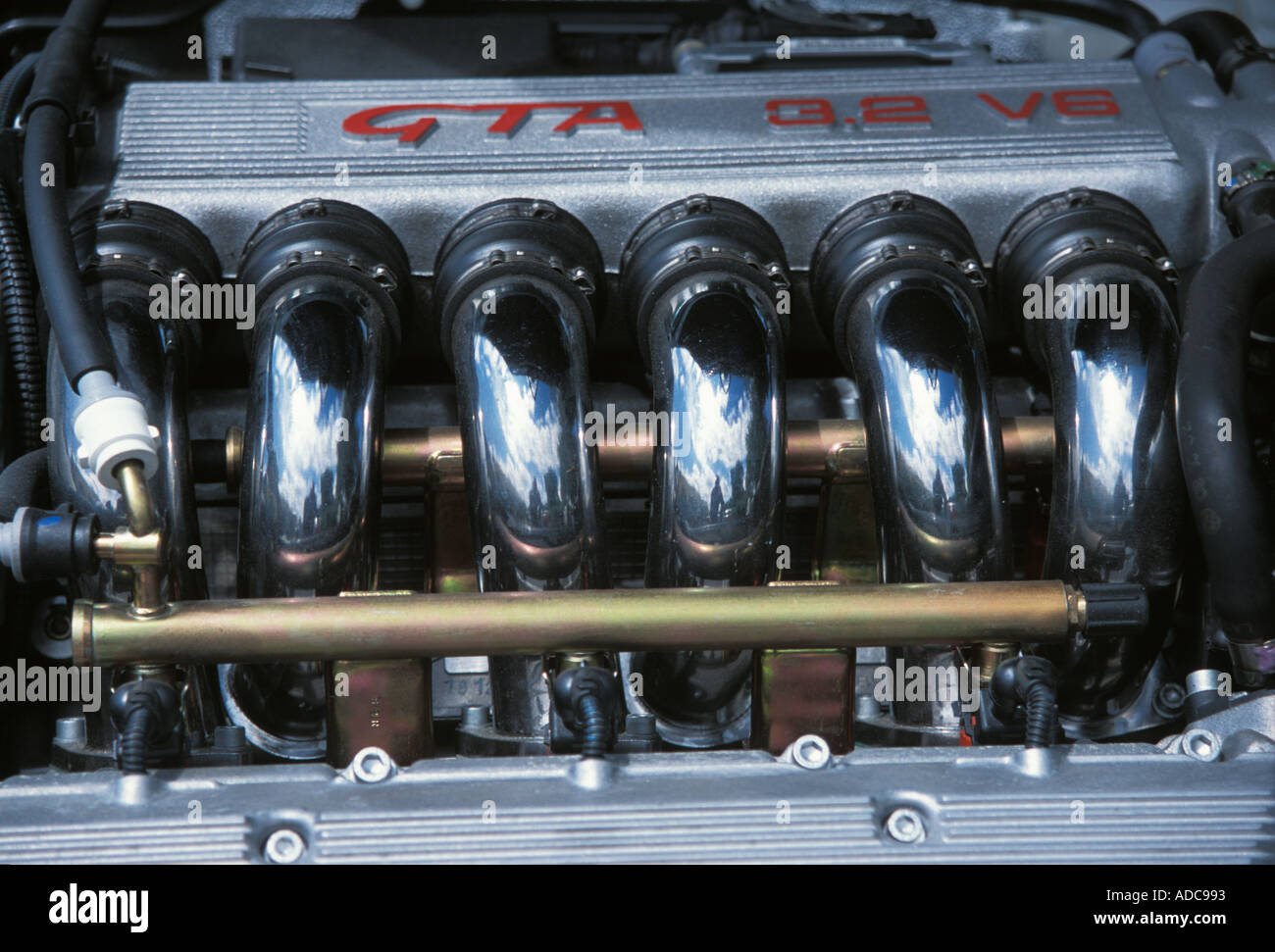 alfa romeo engine Stock Photo - Alamy