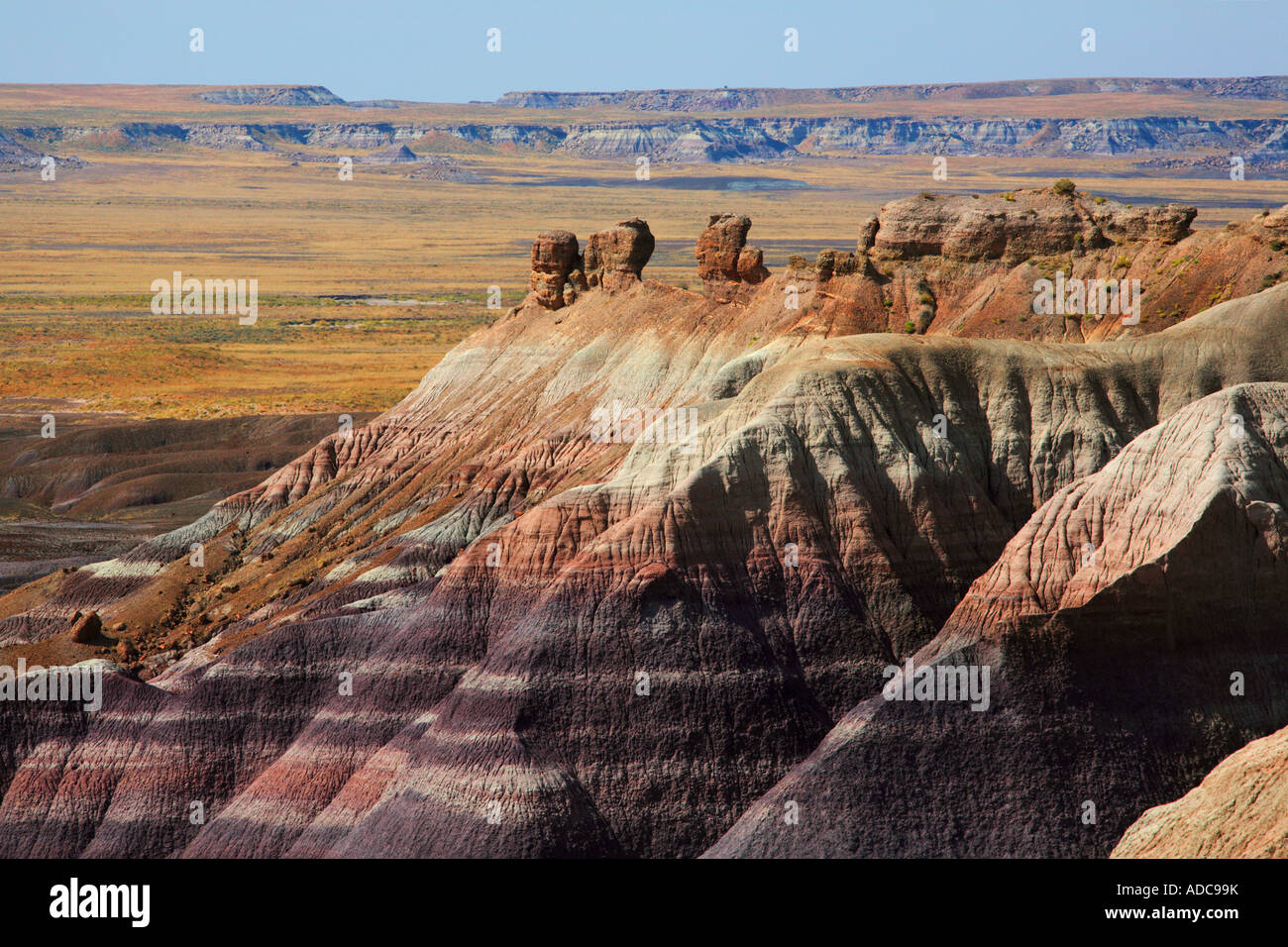 painted desert badlands petrified forest national park northern arizona ...