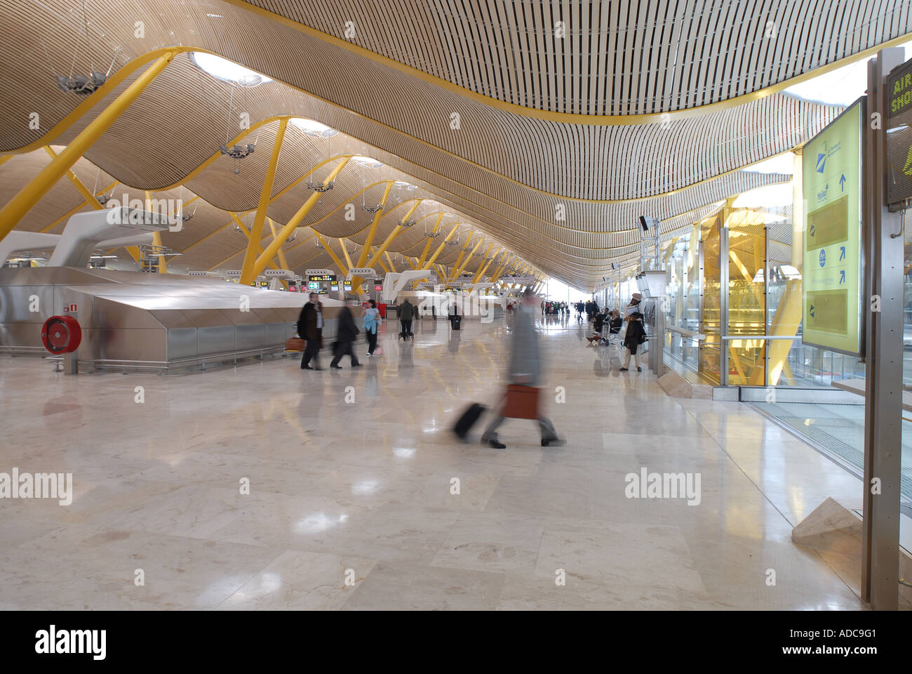 Terminal T4 Building Barajas Airport Madrid Stock Photo - Alamy