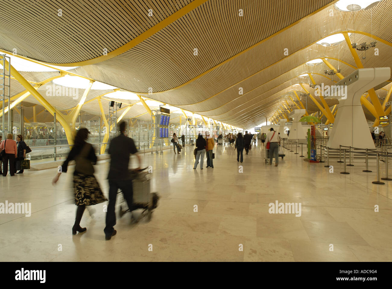Terminal T4 Building Barajas Airport Madrid Stock Photo - Alamy