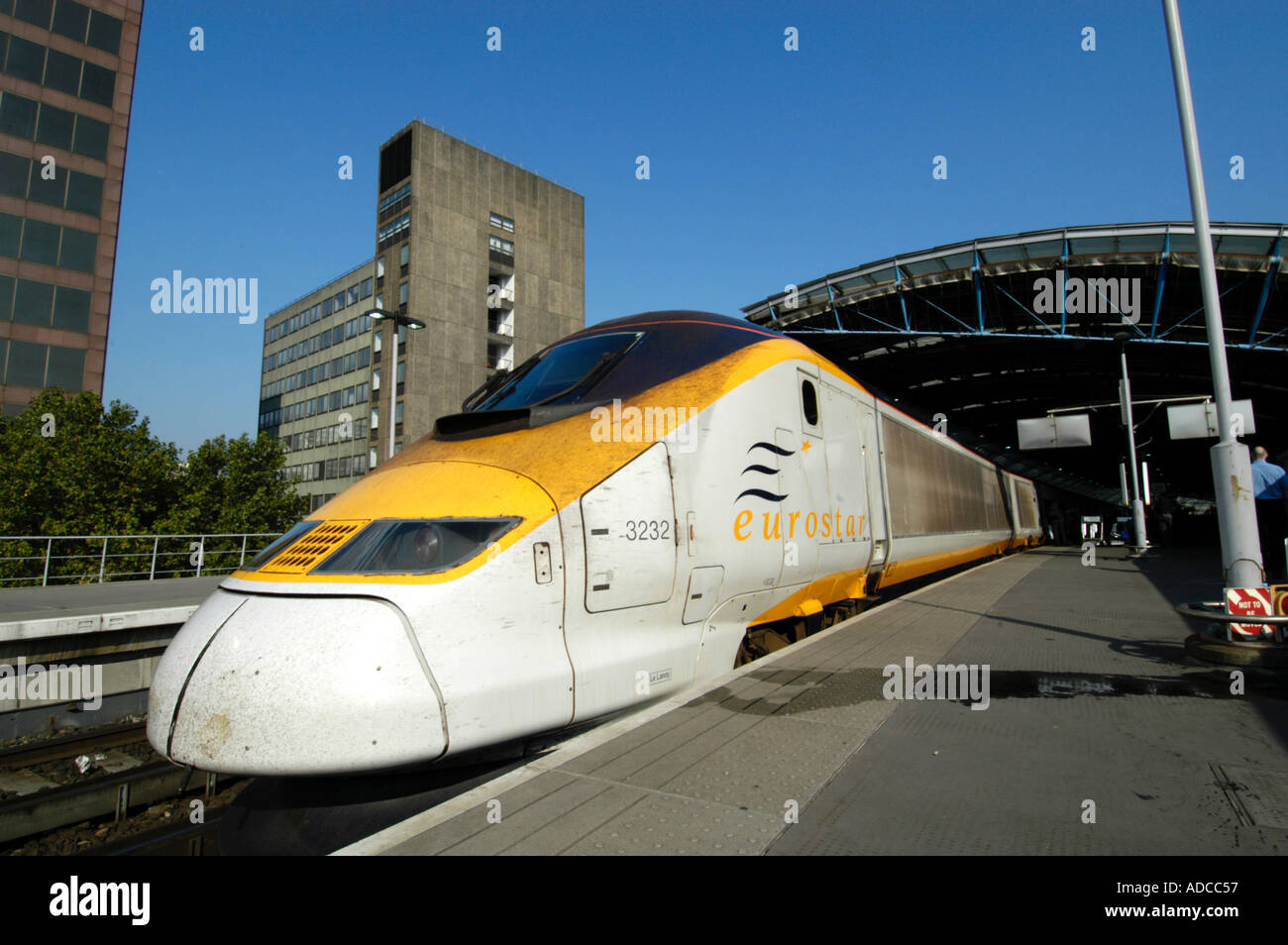 Eurostar train at Waterloo Station London England UK Stock Photo - Alamy