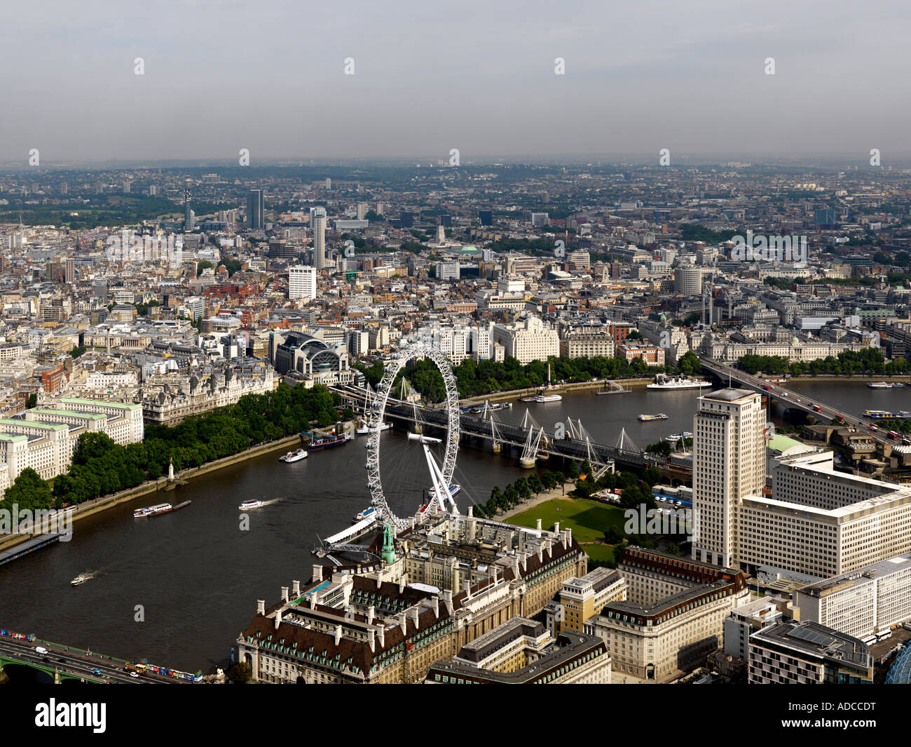 Aerial view waterloo station london hi-res stock photography and images ...