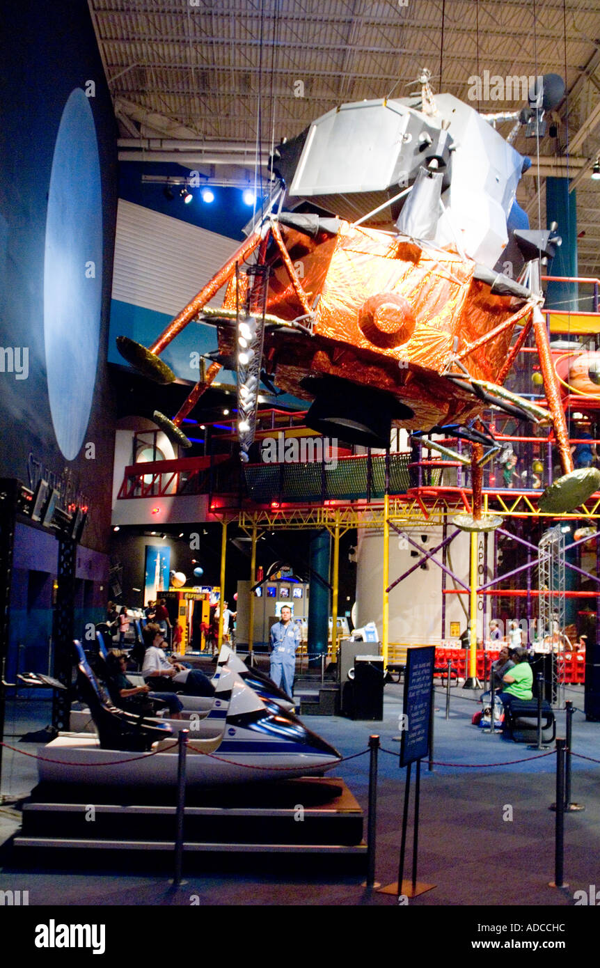 Landing Capsule Display as seen at NASA in Houston, TX Stock Photo - Alamy