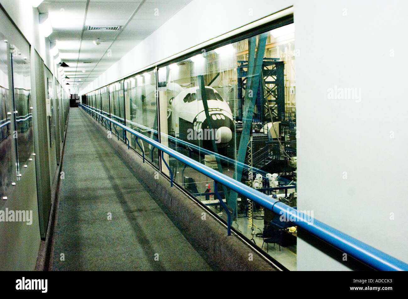 inside NASA Houston's Space Shuttle Hangar Stock Photo - Alamy