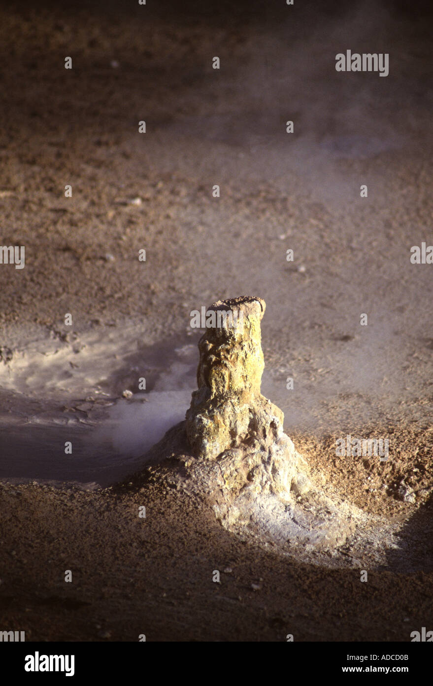 Volcanic Tableland Yellowstone National Park North America Stock Photo ...