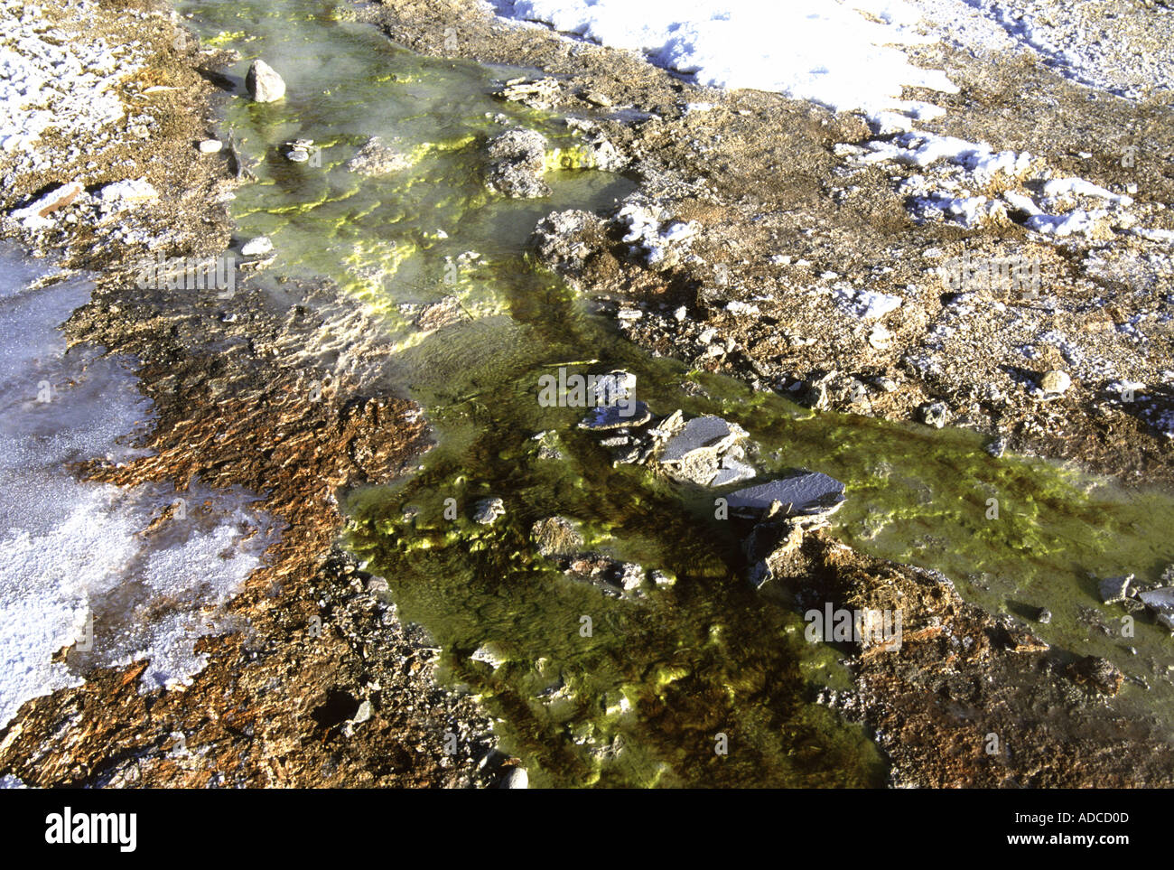 Volcanic tableland yellowstone national park hi-res stock photography ...