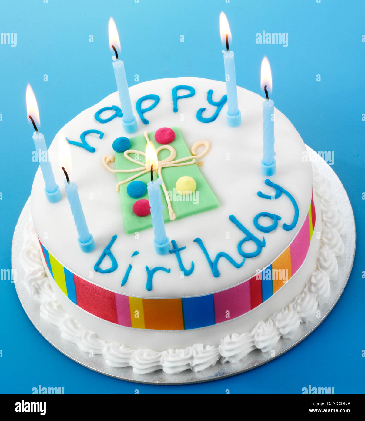 HAPPY BIRTHDAY CAKE Stock Photo - Alamy