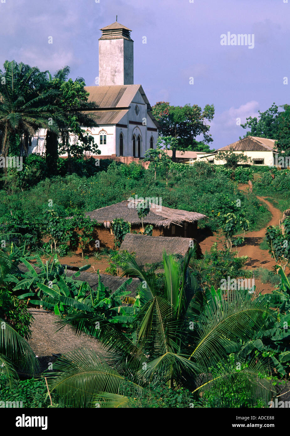 The Catholic church in Tabou, Ivory Coast Stock Photo - Alamy