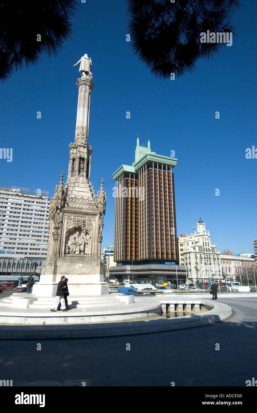 Christopher columbus square Stock Photo - Alamy