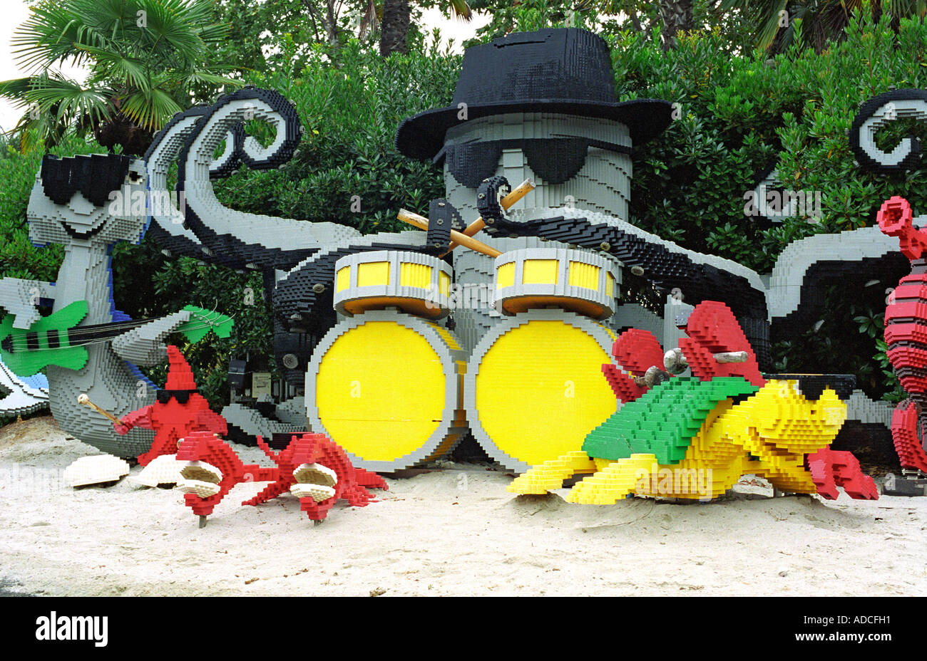 sea creature band made of lego pieces Stock Photo - Alamy