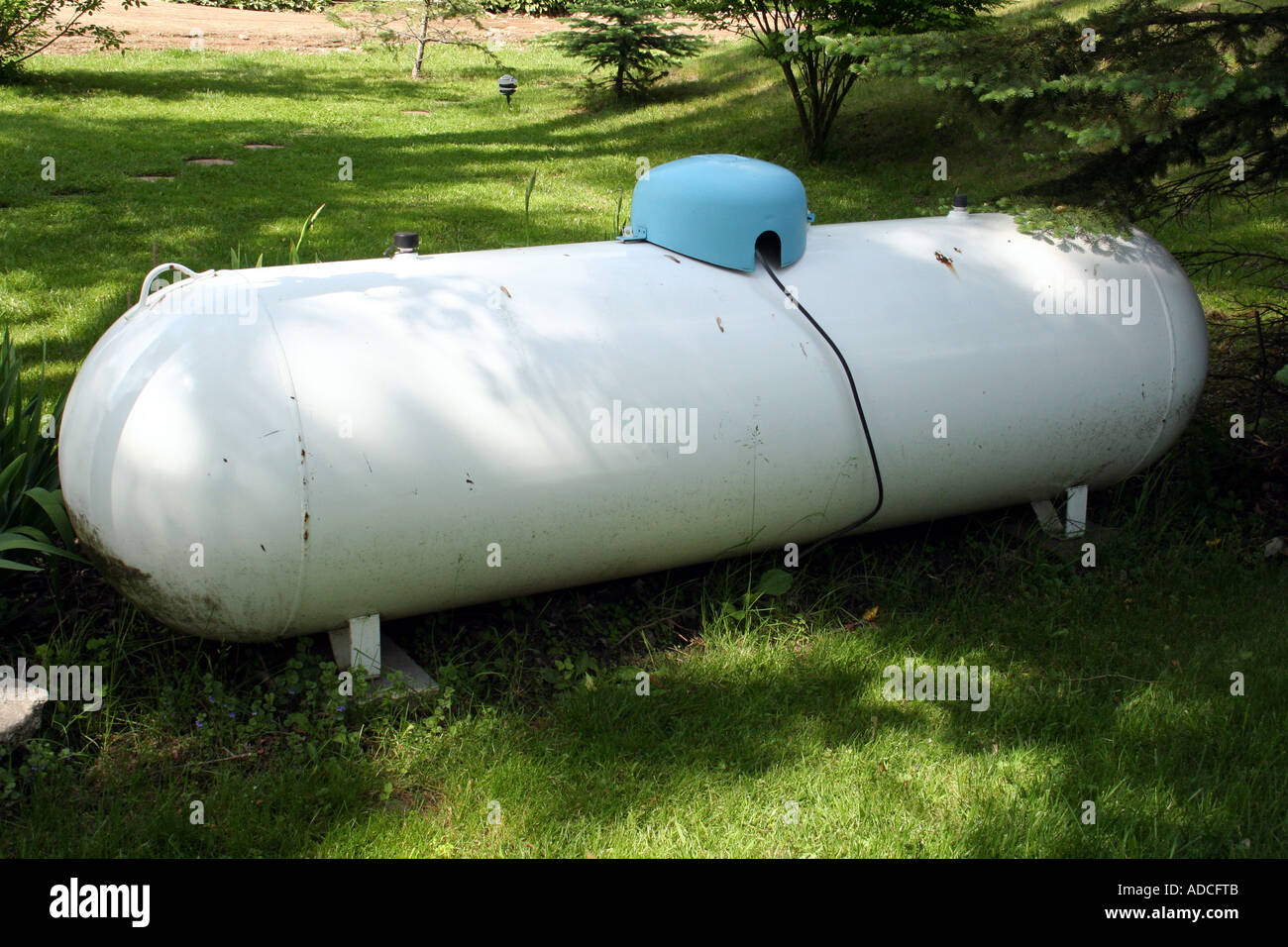 A propane tank Stock Photo - Alamy