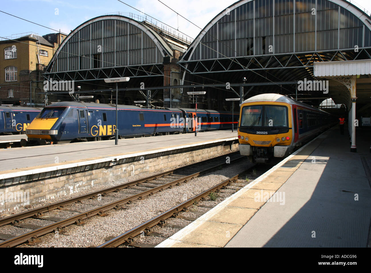 Commuter Train Kings Cross Station Stock Photo - Alamy