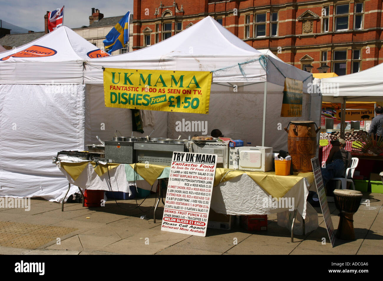 Soul Food Stand Peterborough Stock Photo - Alamy