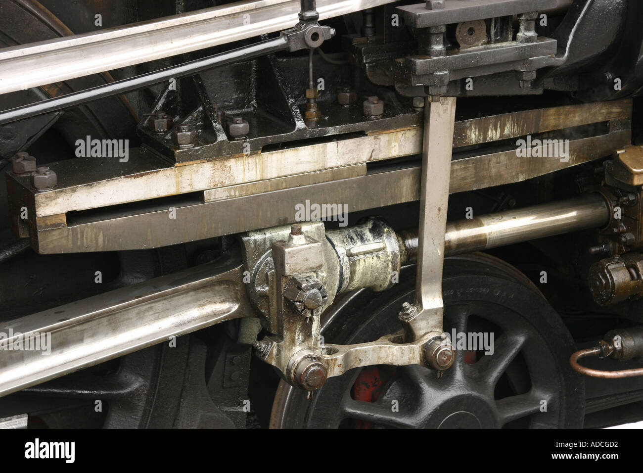 Steam Locomotive Valve Gear Stock Photo - Alamy