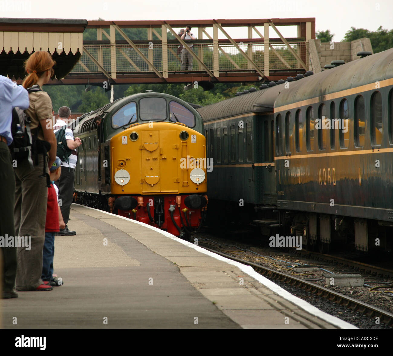 Preserved Diesel Locomotive at Nene Valley Railway Stock Photo - Alamy