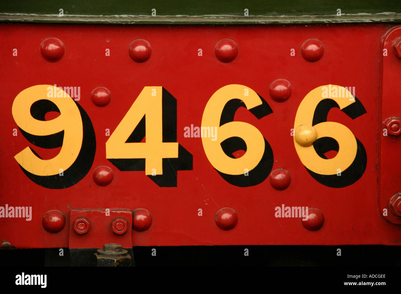 Steam Locomotive Number Stock Photo - Alamy