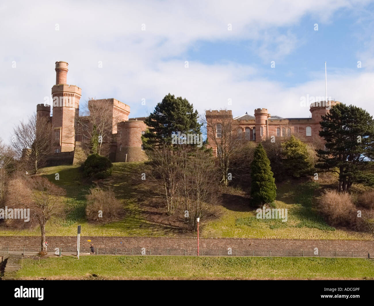 INVERNESS CASTLE 1830 Inverness Highland Scotland UK Europe Stock Photo ...