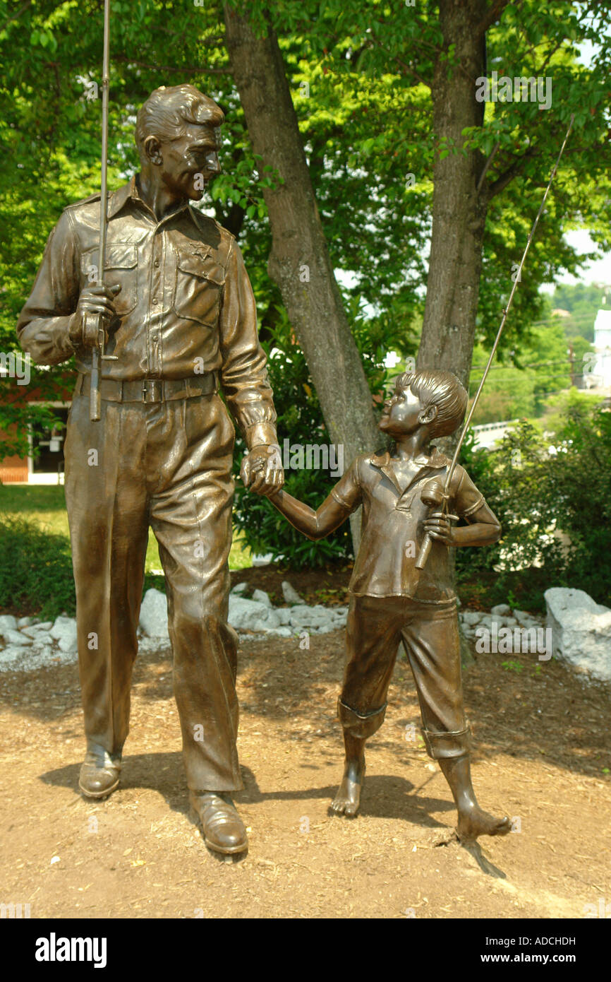 AJD58779, Mount Airy, NC, North Carolina, Downtown, Andy and Opie ...