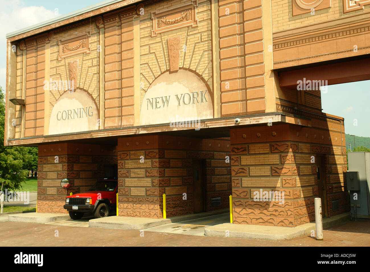 AJD58920, Corning, NY, New York, Historic Downtown Stock Photo - Alamy
