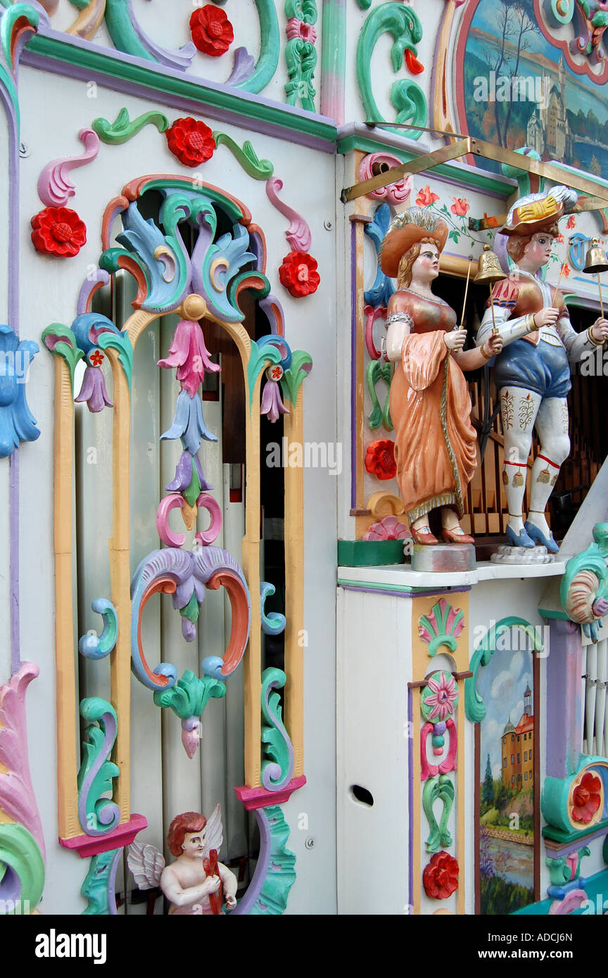 detail of Dutch street organ Netherlands Stock Photo - Alamy