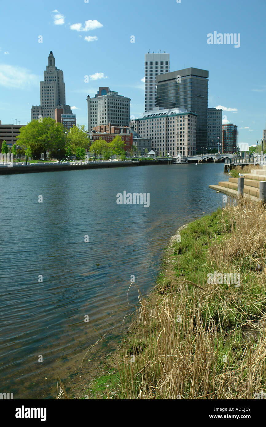 AJD58313, Providence, RI, Rhode Island, Downtown Skyline Stock Photo ...